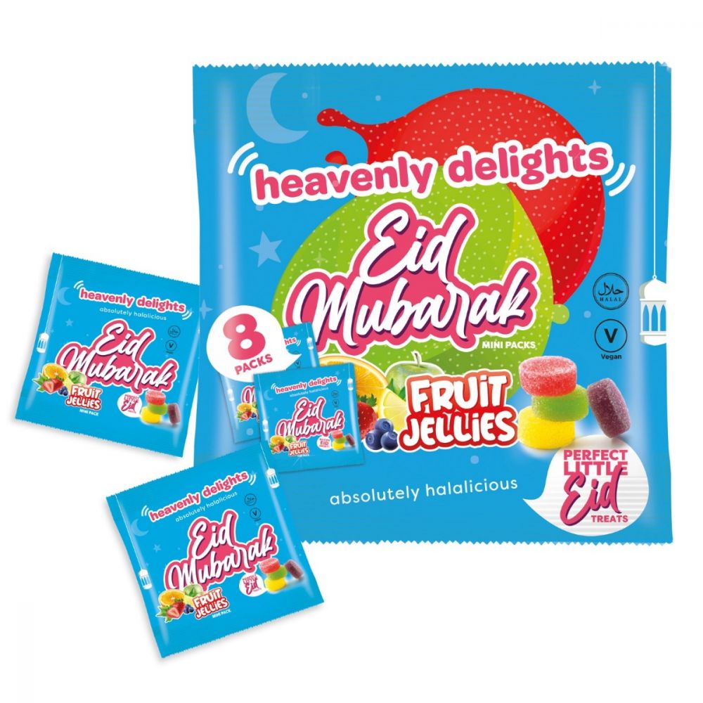 Eid Mubarak Sweets Multipack - 8 Mini Packs – Anafiya Gifts UK
