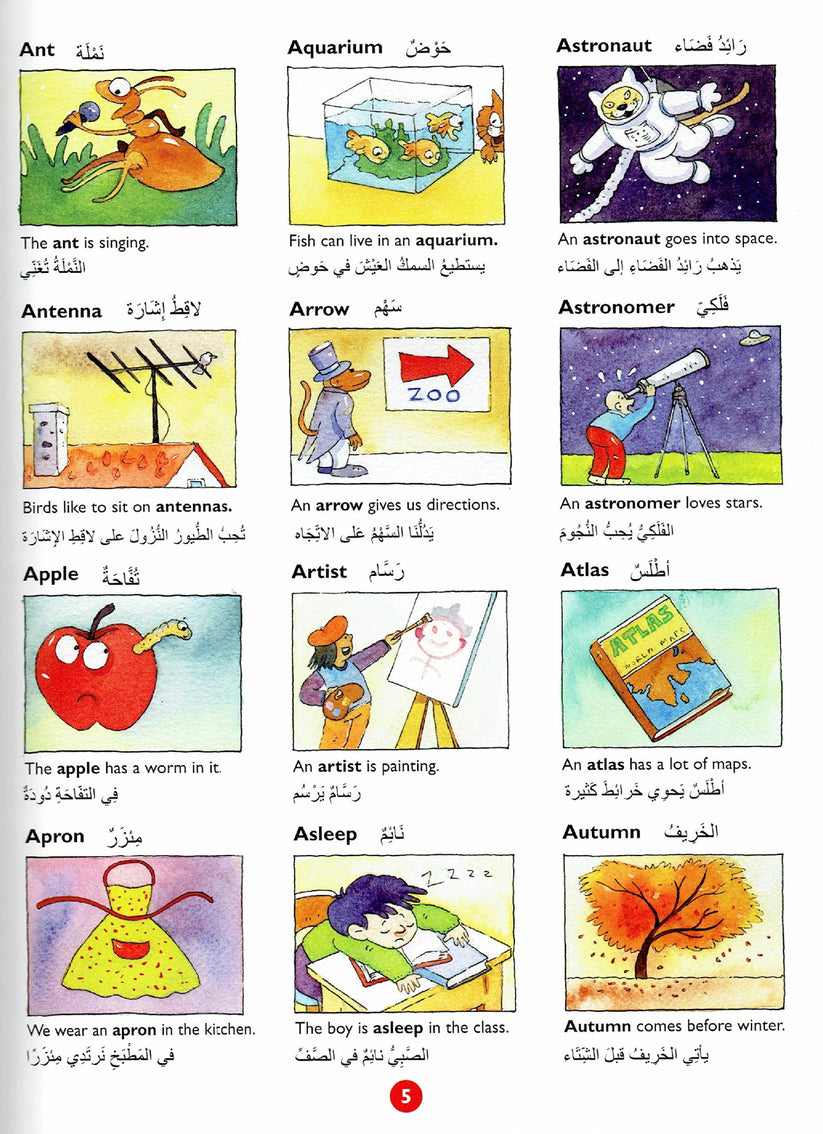 Arabic Picture Dictionary for Kids – Anafiya Gifts UK