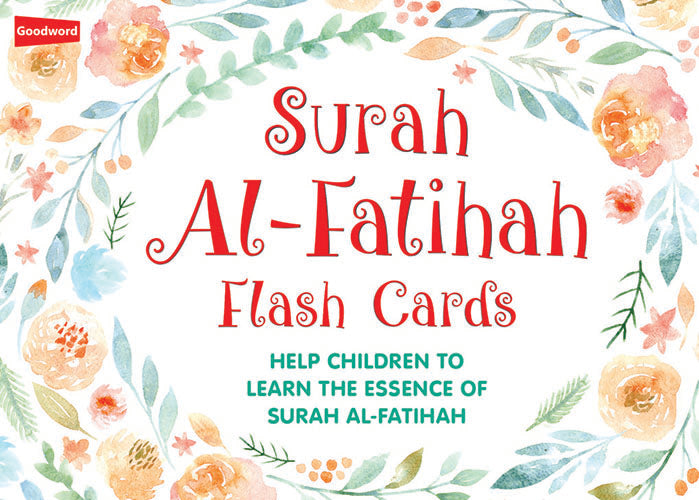 Surah Al-Fatihah Flash Cards – Anafiya Gifts UK